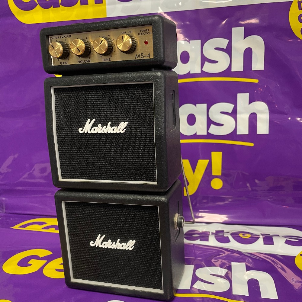 Pre-owned Marshall Mini AMP MS-4 Amplifier - Own4Less